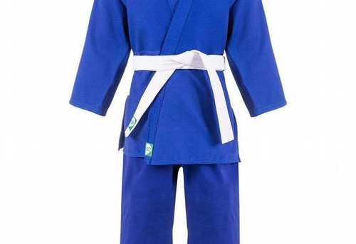 Кимоно для дзюдо MA-301, синий, р.2/150 Green Hill