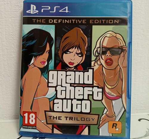 Gta the trilogy ps4 диск