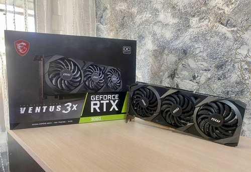 MSI Geforce RTX 3060 Ventus 3x 12 gb (гарантия)