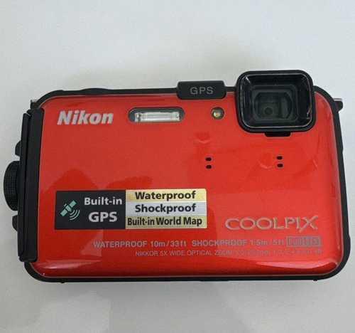 Подводный фотоаппарат Nikon coolpix aw100