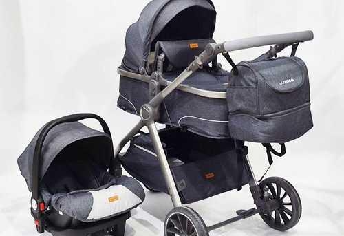 Детская коляска для новорожденных Luxmom V8 3в1