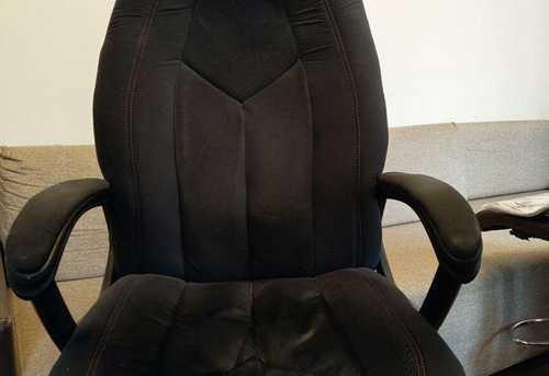Кресло офисное TetChair boss люкс хром (велюр)