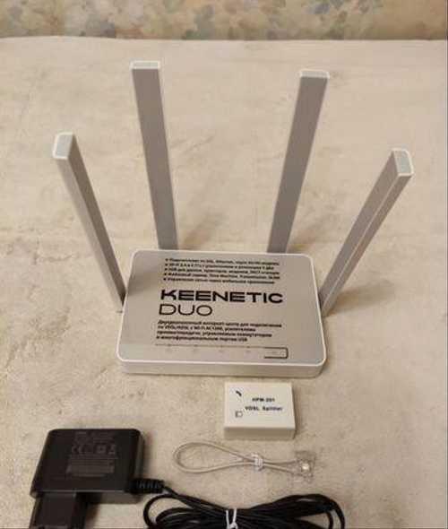 Wi-Fi роутер Keenetic DUO KN-2110 новый
