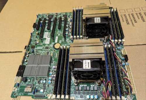 Серверная платформы 2xXeon E5-2690 128гб