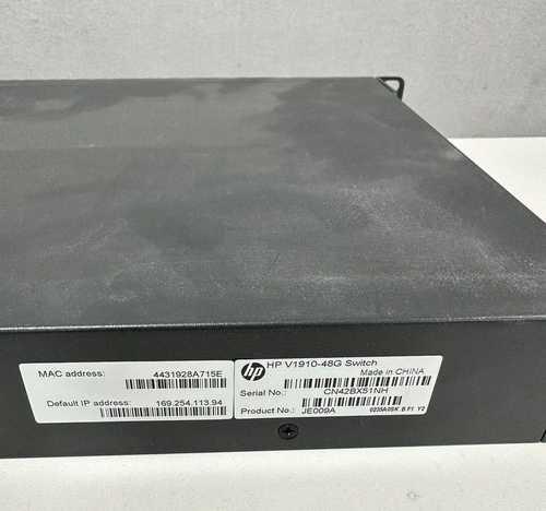 HP V1910-48G Switch