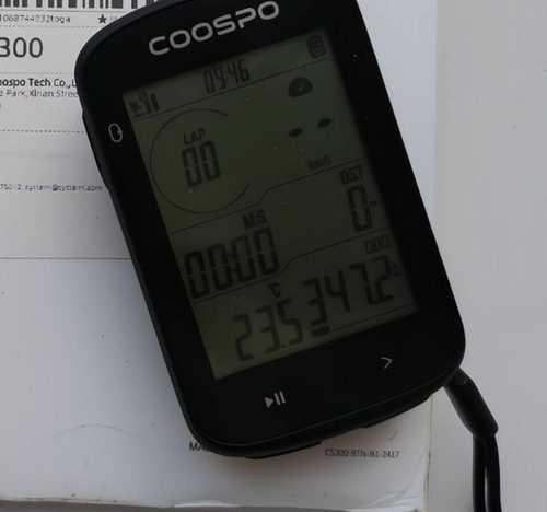 Велокомпьютер Coospo cs300