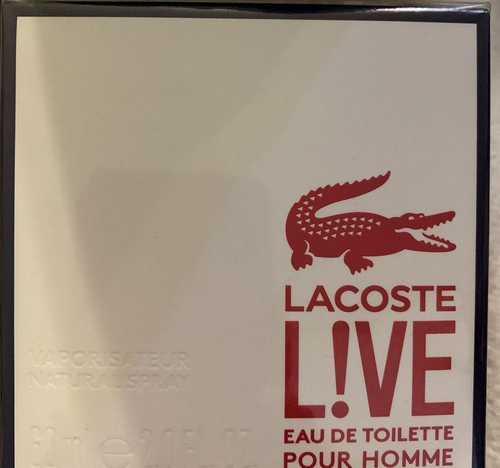 Мужская туалетная вода lacoste