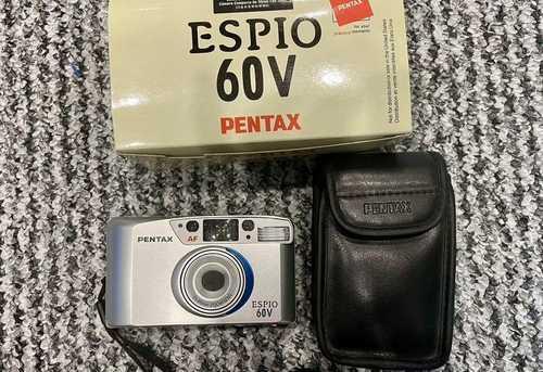 Плёночный фотоаппарат pentax espio 60v