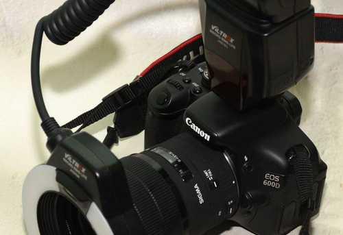 Canon 600D/Sigma 105mm macro дентальной съемки