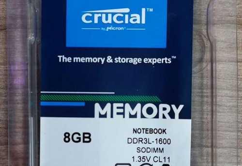 Crucial DDR3L1600mhz 8gb sodimm ddr3