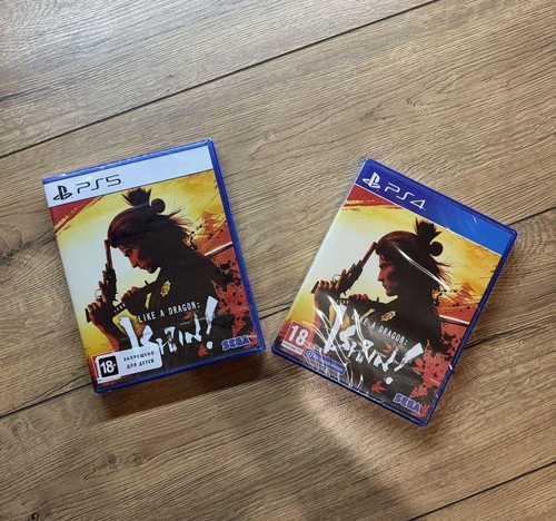 Диск like a dragon ishin ps4 / ps5 новый