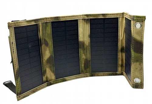 Складная солнечная панель 30 Вт (Защитный камуфляж