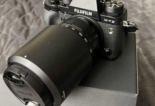 Фотоаппарат (сост.нового) fujifilm x-t2 + объектив
