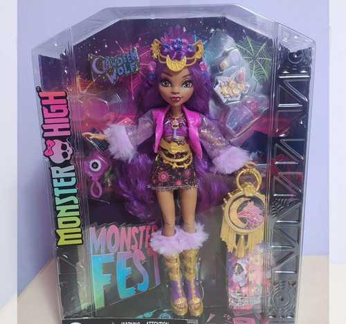 Кукла monster high монстр фест Клодин