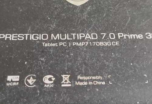 Планшет prestigio multipad 7.0 prime 3G