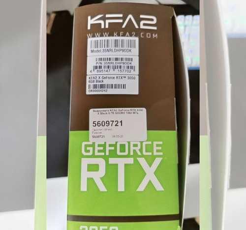 Видеокарта rtx 3050 6gb