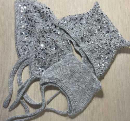 Чепчик с пайетками