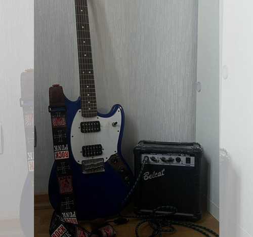 Fender squier mustang   комбик  чехол