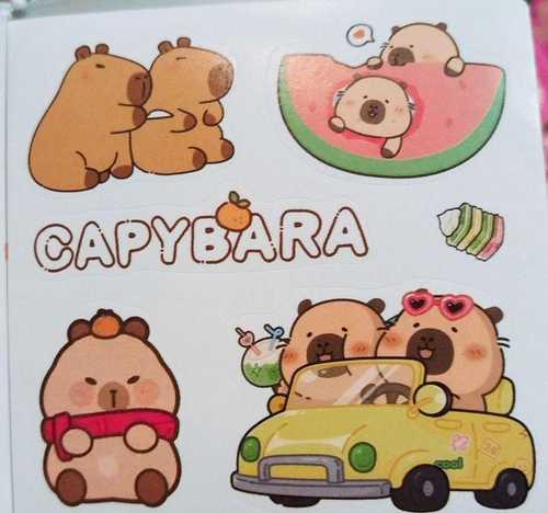 Наклейки капибара
