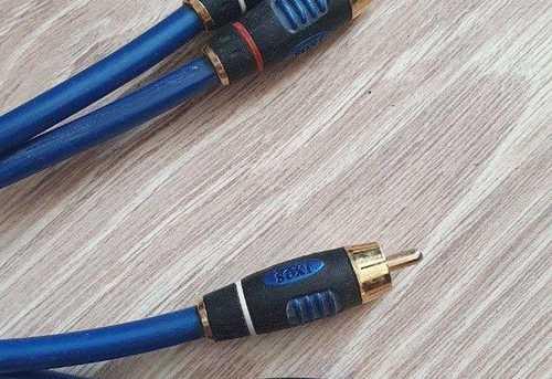 Межблочный кабель 2 rca 2rca Ixos 3 метра новый