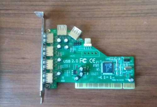 Контроллер USB на PCI слот
