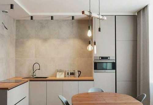 Кухонный гарнитур "Дизайн" в потолок на заказ от ф