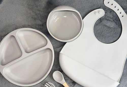 Новая силиконовая посуда для ребенка для детей