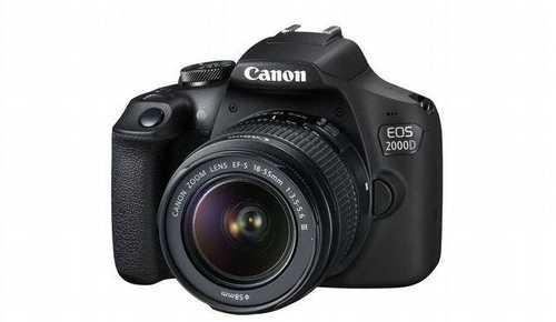 Canon 2000D зеркальный фотоаппарат