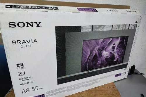 Стильный телевизор Sony 55 дюймов, новый