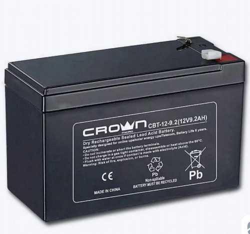 Новый аккумулятор для ибп Crown Micro