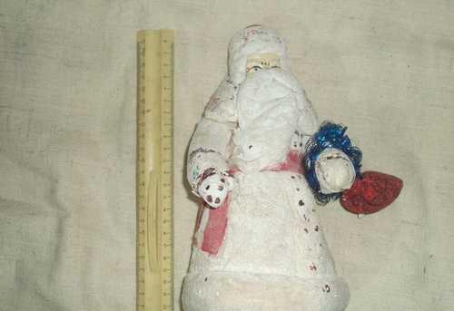 Дед мороз, СССР, 1982г, вата, бумага, пластик