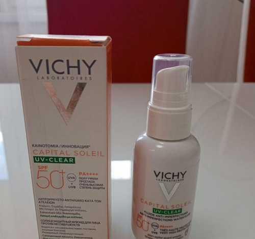 Солнцезащитный флюид спф50 vichy