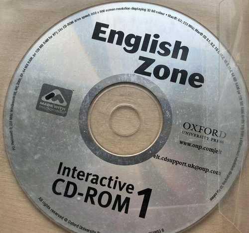 Диск английский язык English Zone Oxford