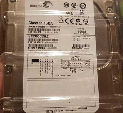 Жесткий диск Seagate Cheetah 15K.5 ST330065LC