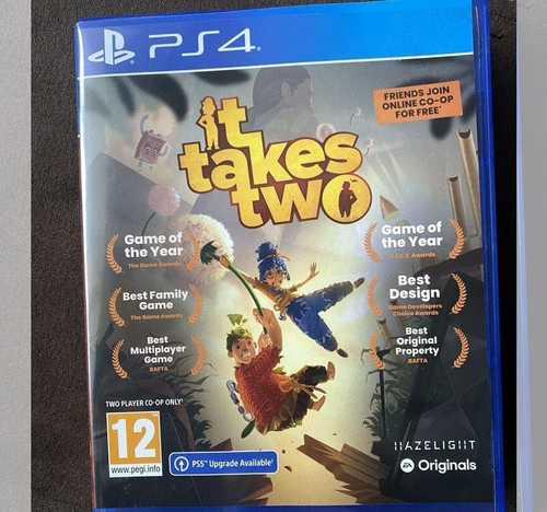 It takes two ps4 диск