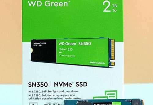 SSD M.2 накопитель WD Green SN350 2Tb