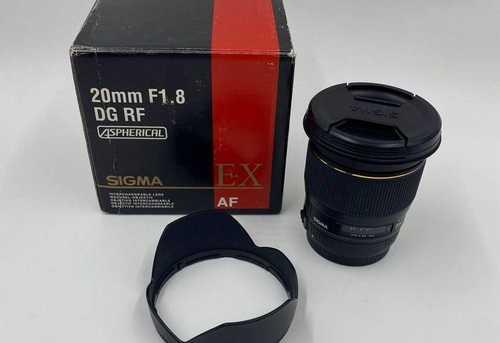 Объектив Sigma AF 20mm f/1.8 EX