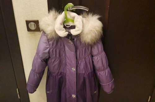 Зимнее пальто для девочки kerry lenne 128