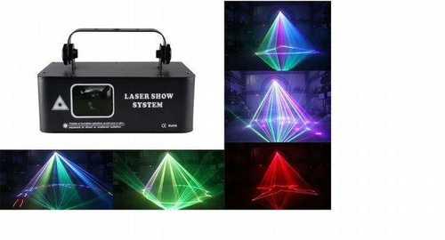 Лазерная шоу система Сканер Проектор Цветомузыка