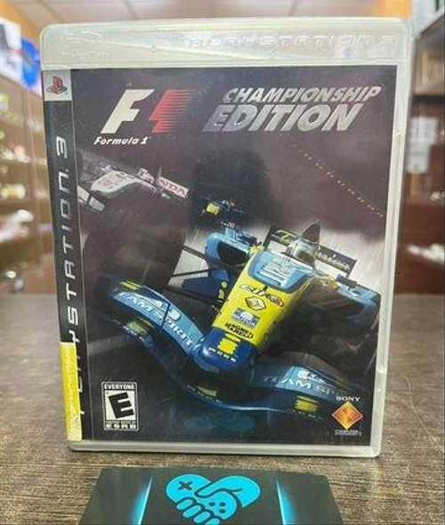 F1 Championship ed. Лицензия Playstation 3 PS3 PS
