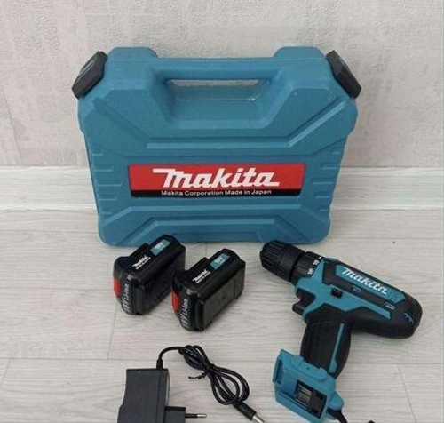 Аккумуляторный Шуруповерт Makita 18v с 2 Аккумулят