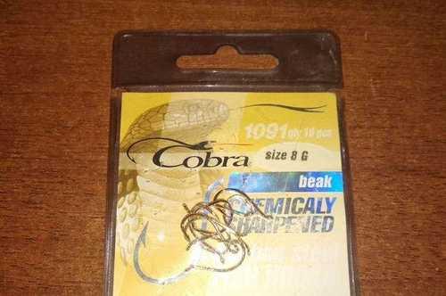 Крючки рыболовные Cobra 1091 qty 10 pcs