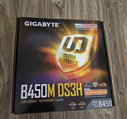 Материнская плата b450m ds3h gigabyte ам4