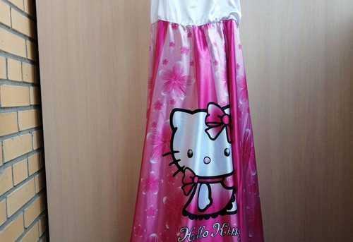 Нарядное платье Hello Kitty на рост 140 см