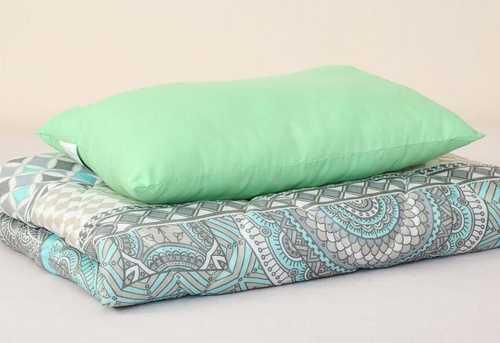 Комплект одеяло и подушка для дома, для дачи