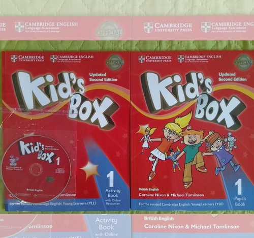 Kids box 1. Новый. Полный комплект с наклейками