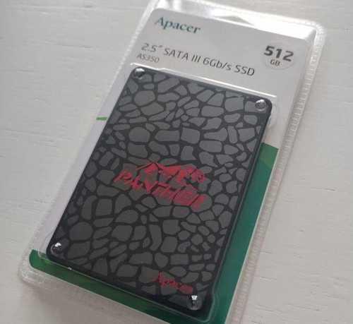 Запечатанный новый SSD Apacer AS350 512GB