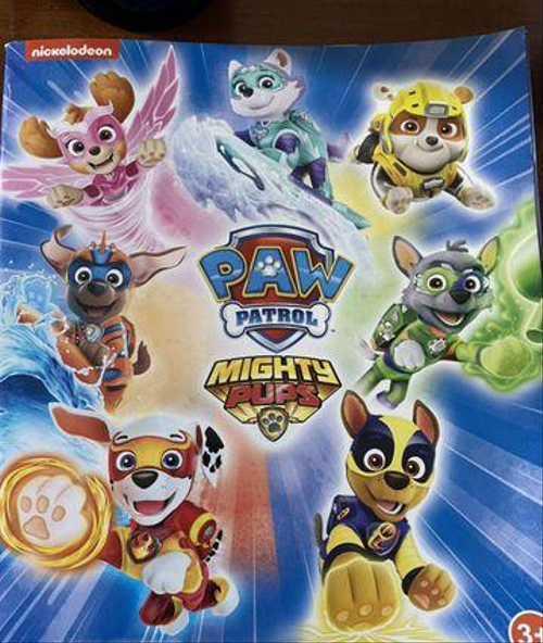 Наклейки Щенячий патруль panini paw patrol