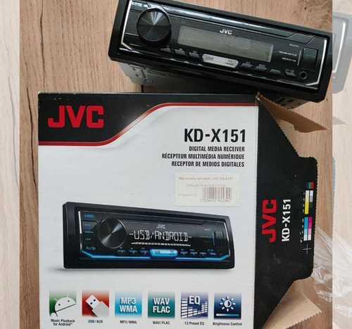 Магнитола автомобильная JVC KD-X151