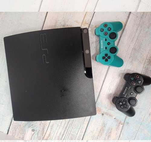 Sony Playstation 3 slim 320gb с играми не прошита